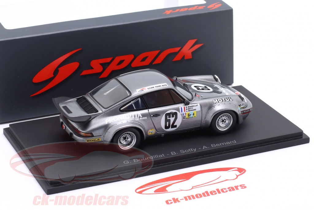 Spark 1:43 Porsche 911 Carrera #62 24h LeMans 1977 Bourdillat, Sotty ...