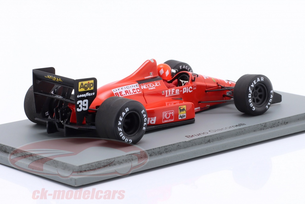 Spark 1:43 Bruno Giacomelli Life L190 #39 Vooroefening Portugal GP ...