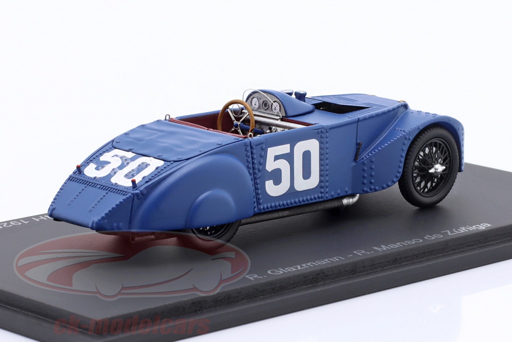 Spark 1:43 Chenard & Walker Tank #50 第十 24h LeMans 1925 Glaszmann ...