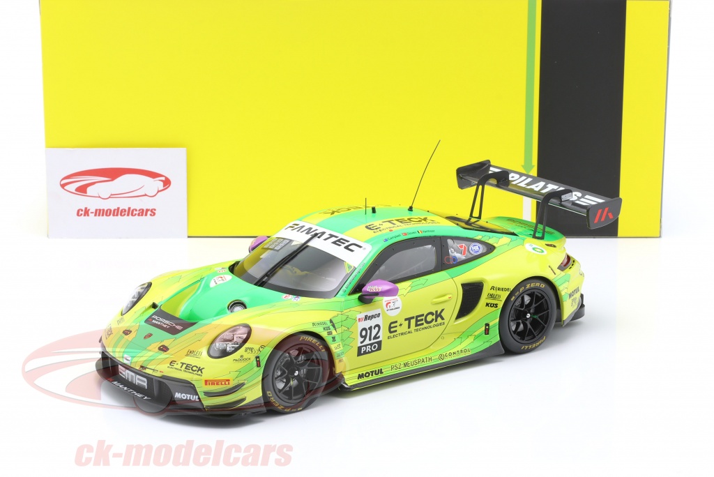 Ixo 1:18 Porsche 911 GT3 R #912 Sieger 12h Bathurst 2024 Manthey Grello MG-I-911-BAT-24-1812 ...