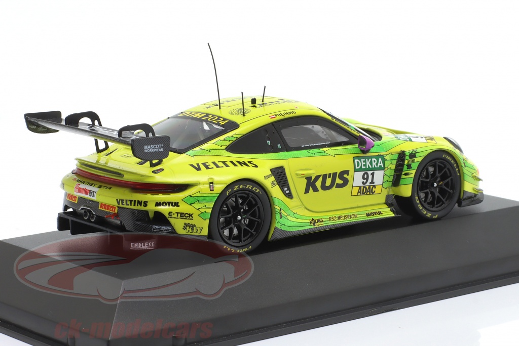 Ixo 1:43 Porsche 911 GT3 R #91 DTM 2024 Thomas Preining Manthey Grello ...