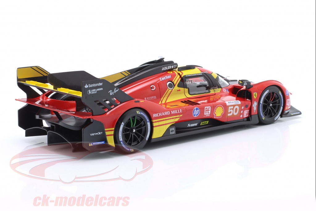 Bburago 1:18 Ferrari 499P #50 Winner 24h LeMans 2024 Fuoco, Molina ...