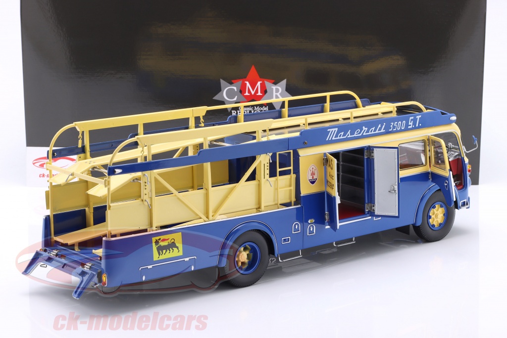 CMR 1:18 Fiat 642 RN2 Bartoletti Maserati Race Car Transporter 1957 ...