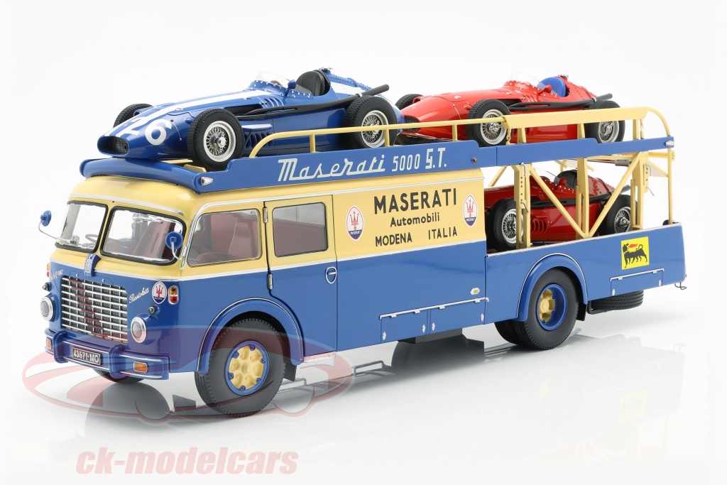 CMR 1:18 Fiat 642 RN2 Bartoletti Maserati Race Car Transporter 1957 ...