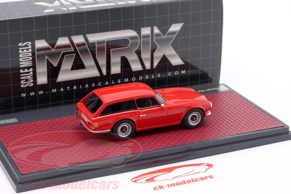 Matrix 1:43 Triumph TR6 Shooting Brake red MX41902-022 model car ...