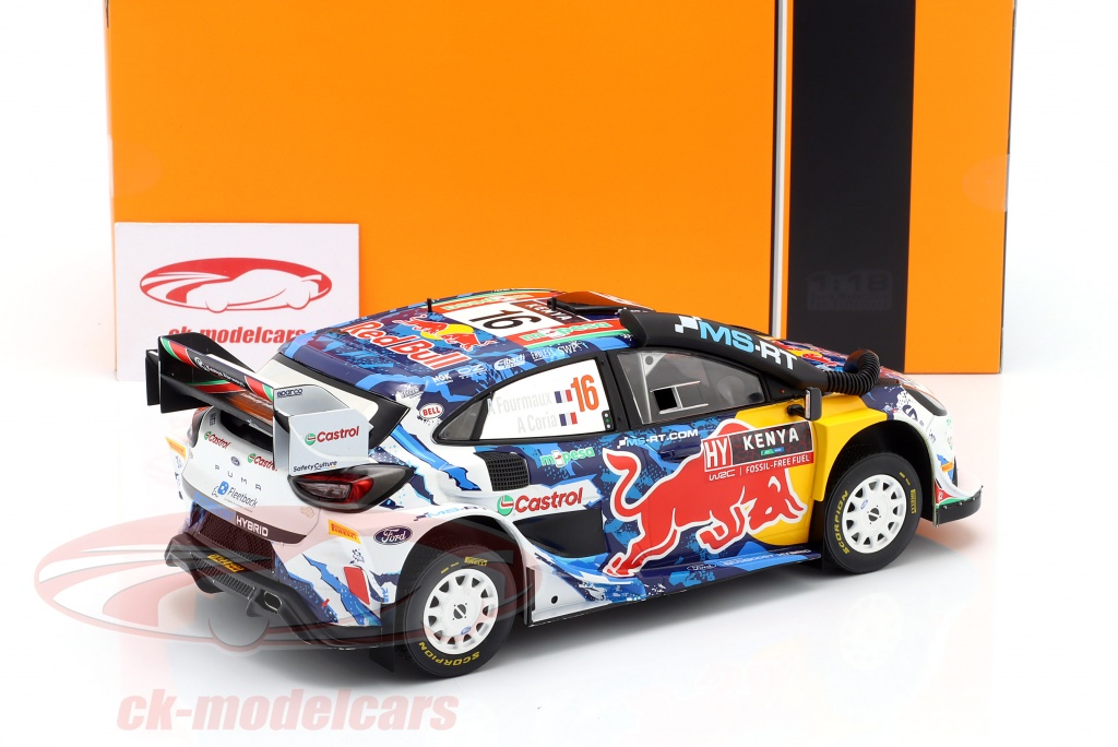 Ixo 1:18 Ford Puma Rally1 Hybrid #16 3º Safari Rallye 2024 Fourmaux ...