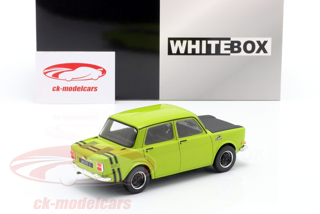 WhiteBox 1:24 Simca 1000 Rallye 2 year 1960 green / black WB124246 ...
