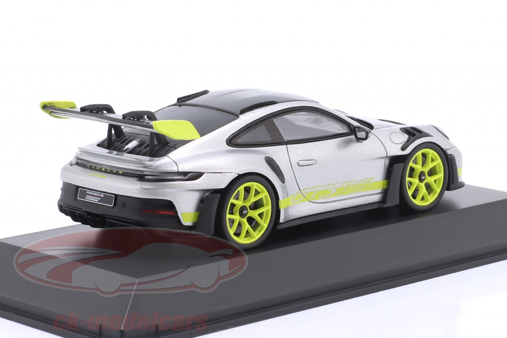 Spark 1:43 Porsche 911 (992) GT3 RS silver / acid green WAP0202890SGT3 ...