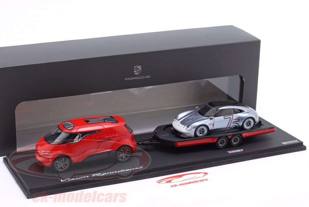 Spark 1:43 3-Car Set: Porsche Vision Renndienst & Vision 357 with ...
