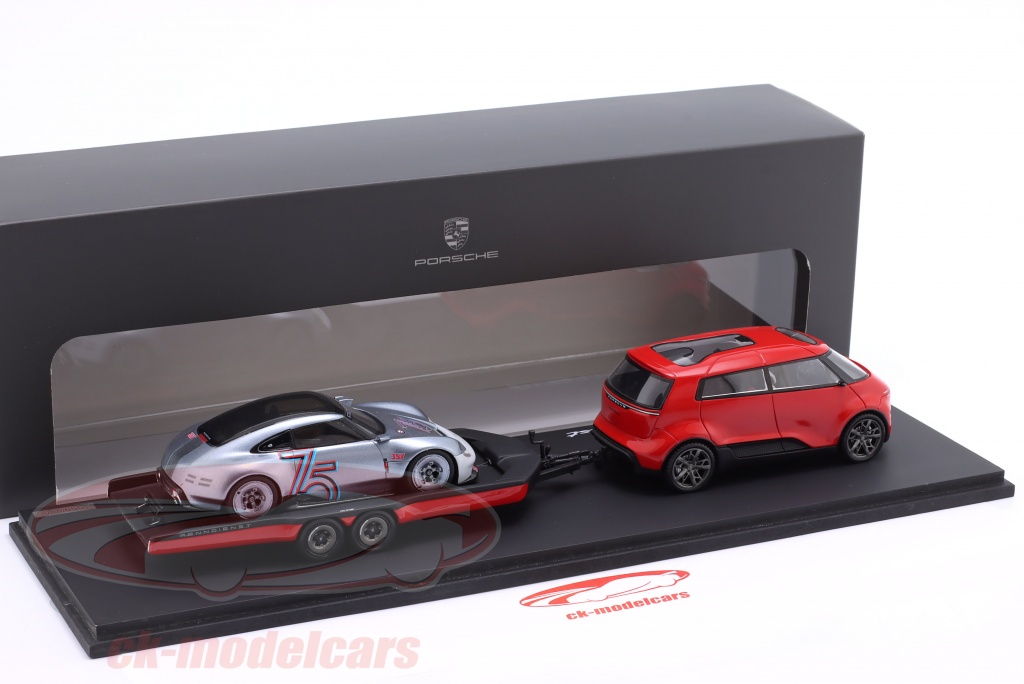 Spark 1:43 3-Car Set: Porsche Vision Renndienst & Vision 357 with ...
