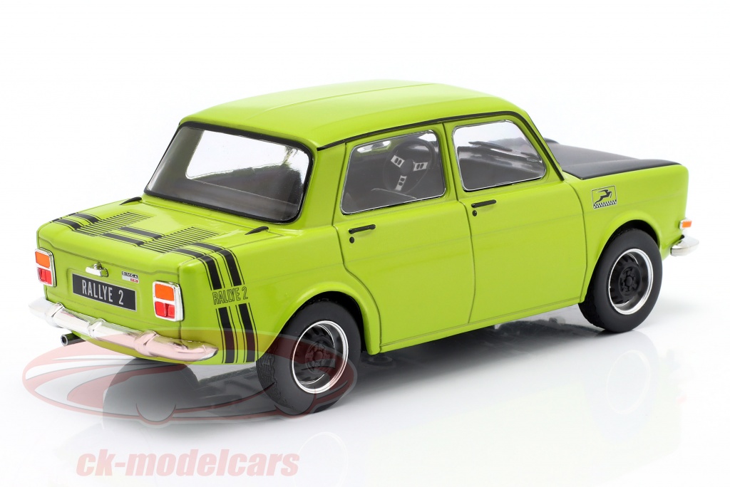 WhiteBox 1:24 Simca 1000 Rallye 2 Baujahr 1960 grün / schwarz WB124246 ...