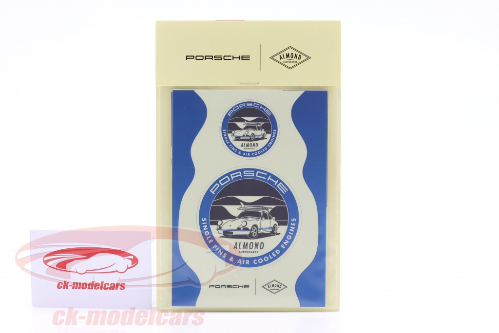 Porsche x Almond Sticker-Set Single Fins & Air Cooled Engines ...