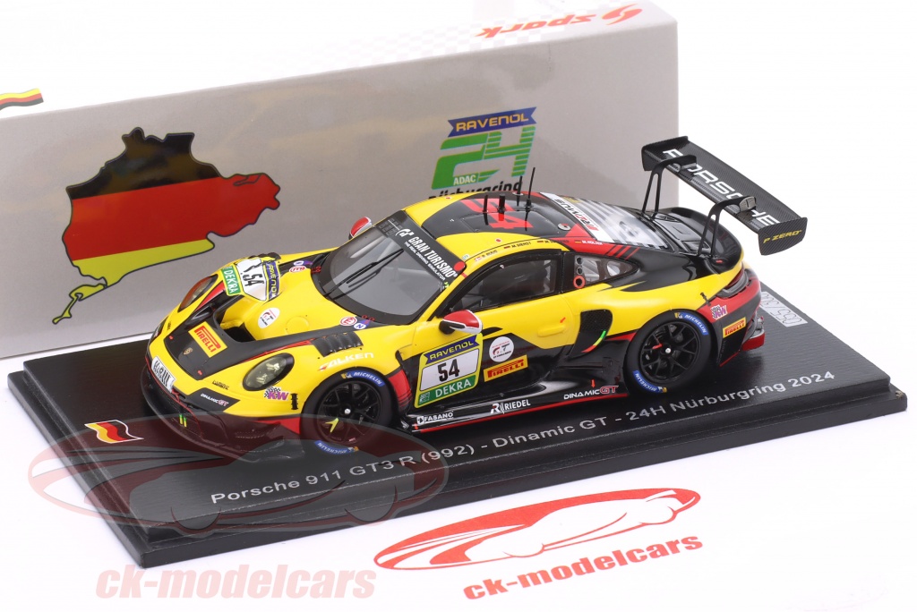 Spark 1:43 Porsche 911 GT3 R #54 24h Nürburgring 2024 Dinamic GT SRL ...