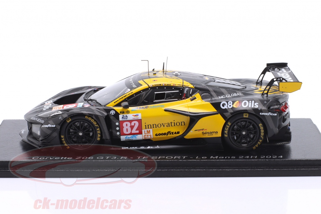 Spark 1:43 Chevrolet Corvette Z06 GT3.R #82 24h LeMans 2024 TF Sport ...