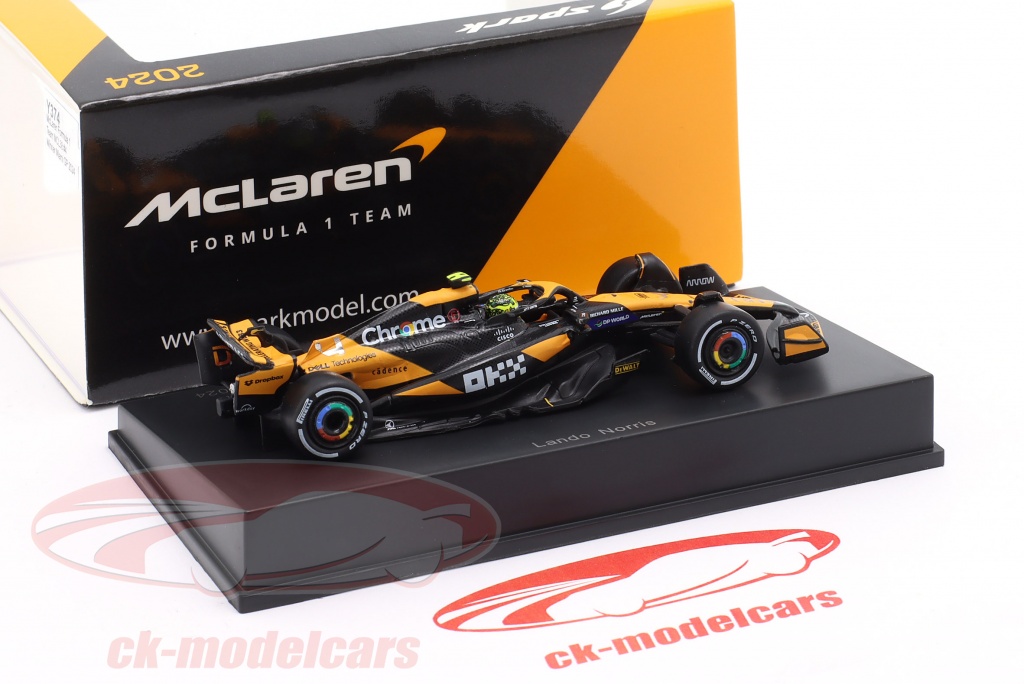 Spark 1:64 Lando Norris McLaren MCL38 #4 gagnant Miami GP formule 1 ...