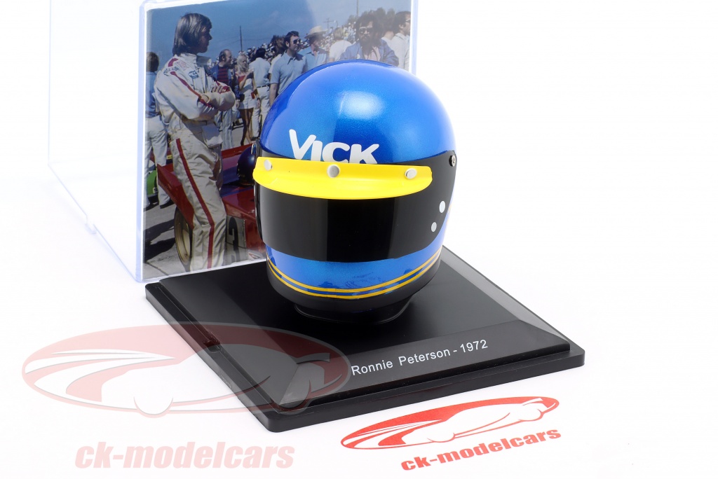 Spark 1:5 Ronnie Peterson #3 Winner 1000km Nürburgring 1972 helmet ...