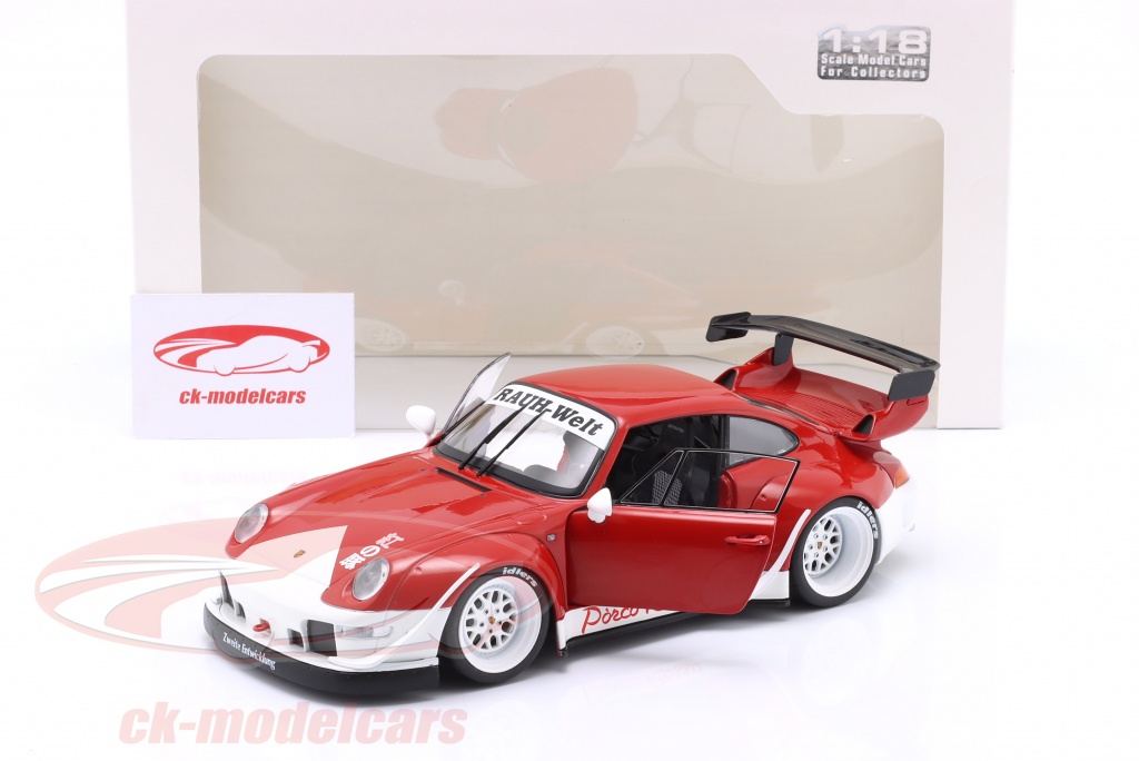 Solido 1:18 Porsche 911 (993) RWB Rauh-Welt Porco Rosso 2020 rood ...