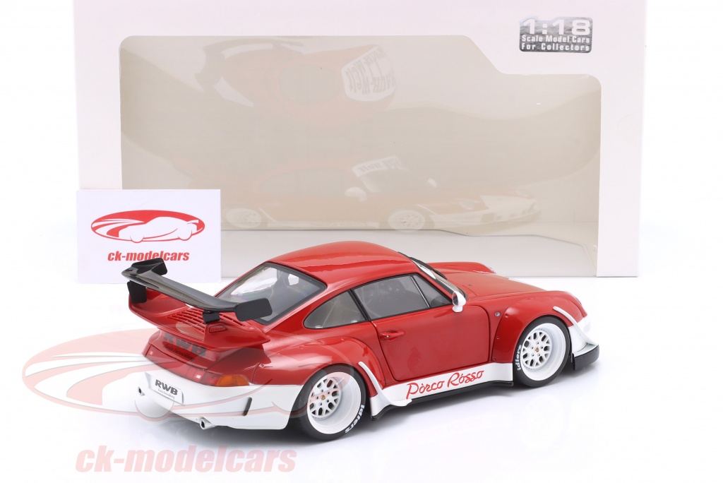 Solido 1:18 Porsche 911 (993) RWB Rauh-Welt Porco Rosso 2020 red ...