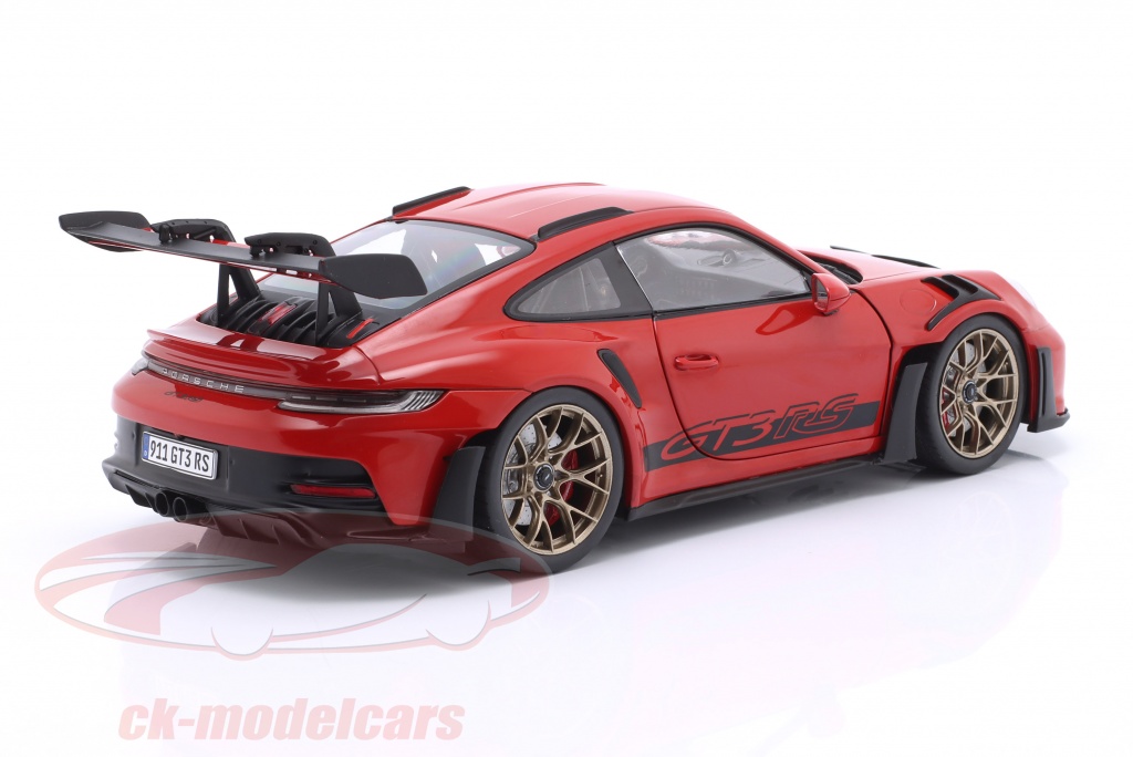 Solido 1:18 Porsche 911 (992) GT3 RS Baujahr 2024 indischrot S1812101 ...