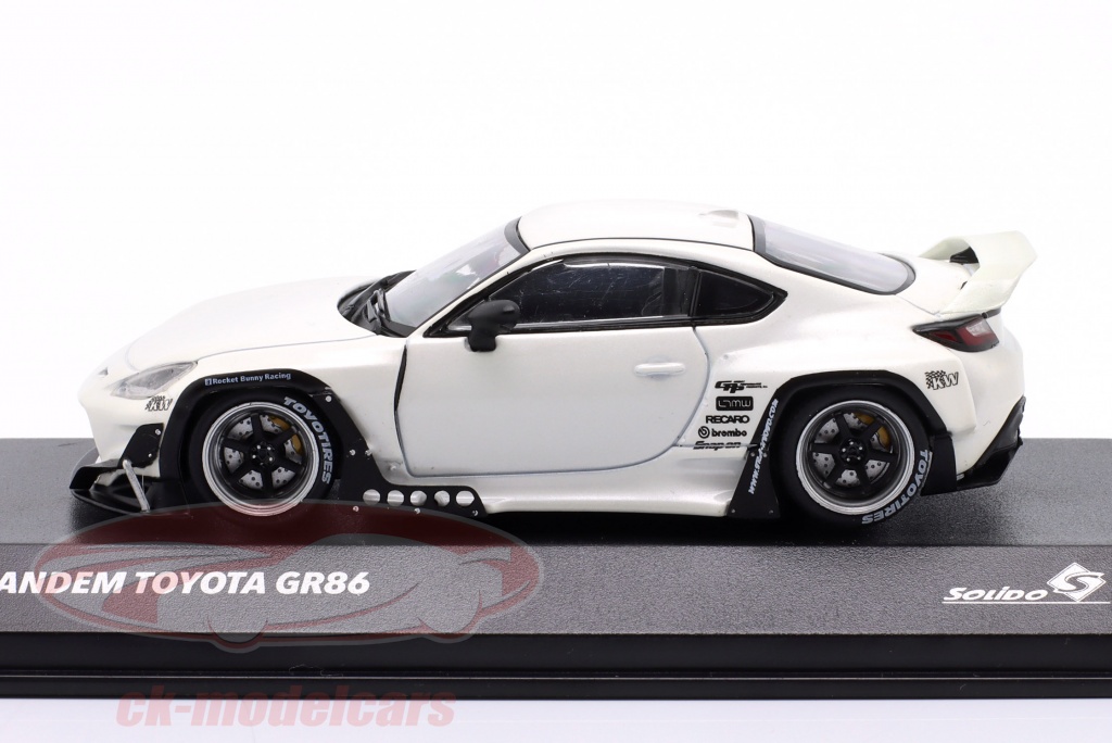 Solido 1:43 Toyota GR86 Rocket Bunny white S4315102 model car S4315102 421438236 3663506028199