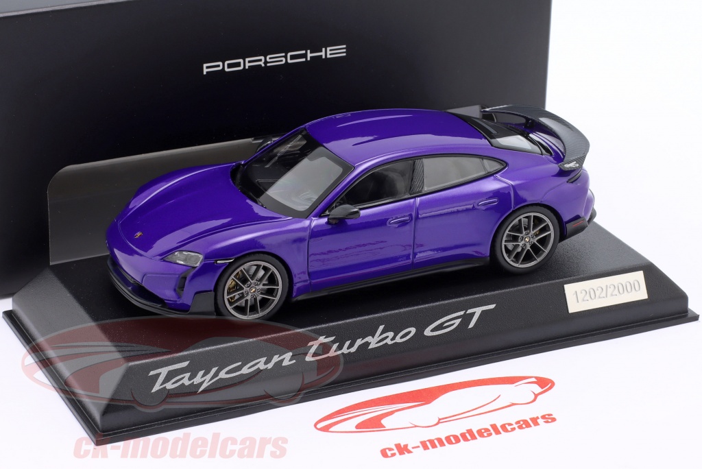 Norev 1:43 Porsche Taycan Turbo GT (J1 PA) purplesky メタリック WAP0201030STSE モデル 車 WAP0201030STSE