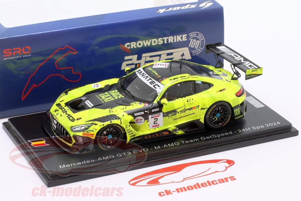 Spark 1:43 Mercedes-AMG GT3 Evo #2 24h Spa 2024 Mercedes-AMG Team ...