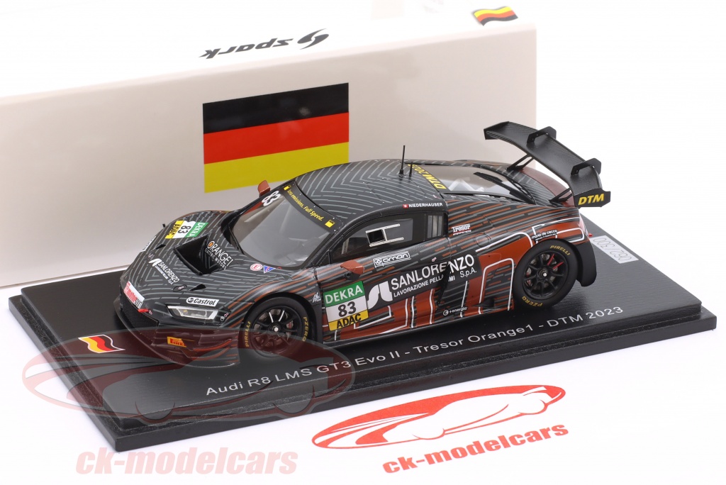 Spark 1:43 Audi R8 LMS GT3 #83 DTM 2023 Patric Niederhauser SG932 model ...