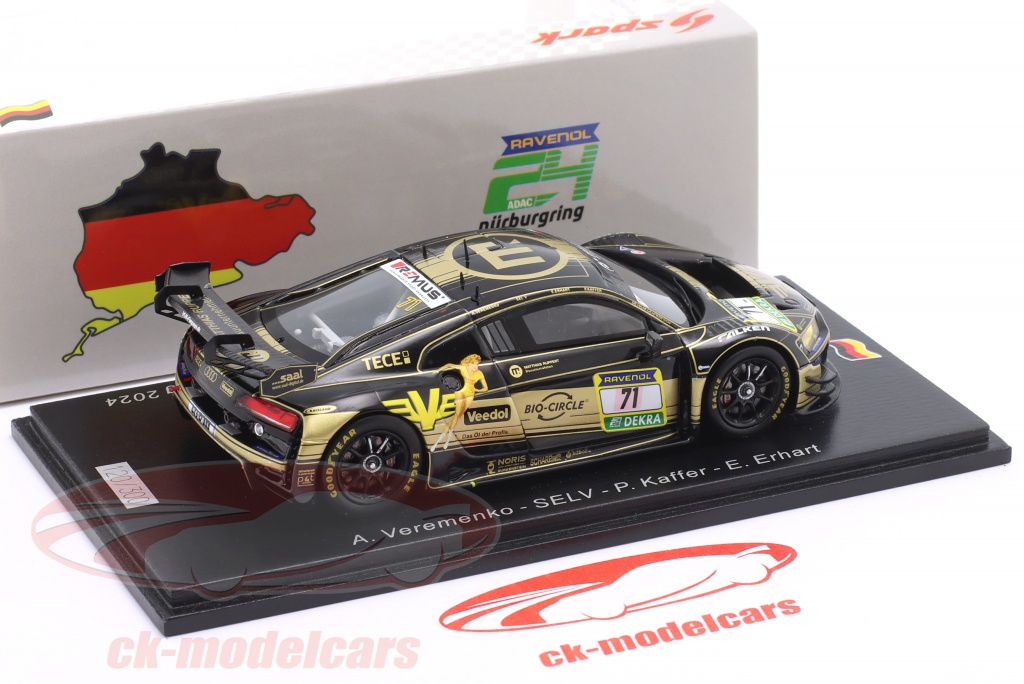 Spark 1:43 Audi R8 LMS GT3 evo II #71 24時間 Nürburgring 2024 JUTA RACING SG952 モデル 車 SG952 ...