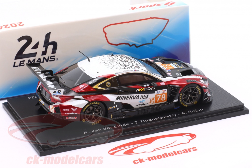 Spark 1:43 Lexus RC F GT3 #78 24h LeMans 2024 Akkodis ASP Team S9154 ...