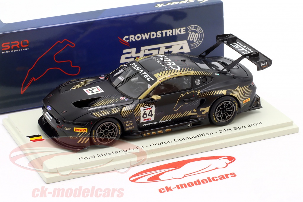Spark 1:43 Ford Mustang GT3 #64 24ч Spa 2024 Proton Competition SB794 ...