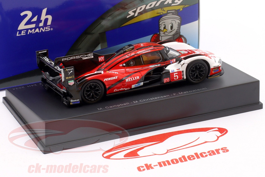 Spark 1:64 Porsche 963 #5 6位 24h LeMans 2024 Penske Motorsport Y404 モデル ...