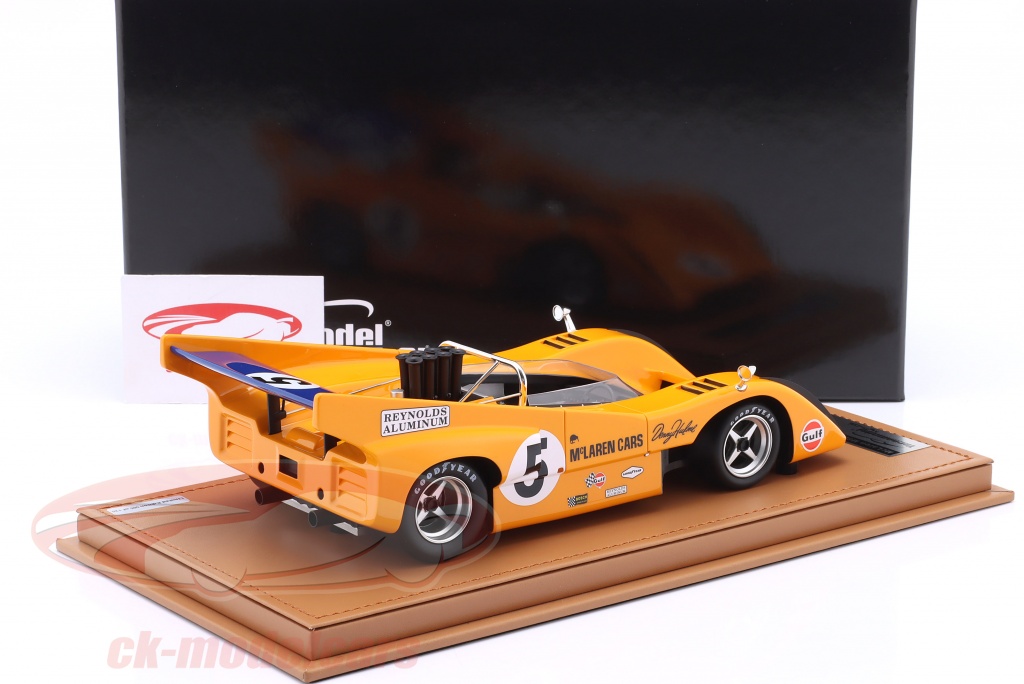 Tecnomodel 1:18 McLaren M8D Chevrolet #5 ganador Can-Am Watkins Glen 1970 Hulme TM18-331A modelo ...