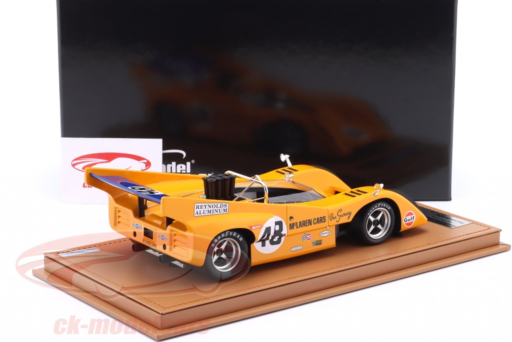 Tecnomodel 1:18 McLaren M8D Chevrolet #48 winnaar Can-Am Mont Tremblant ...