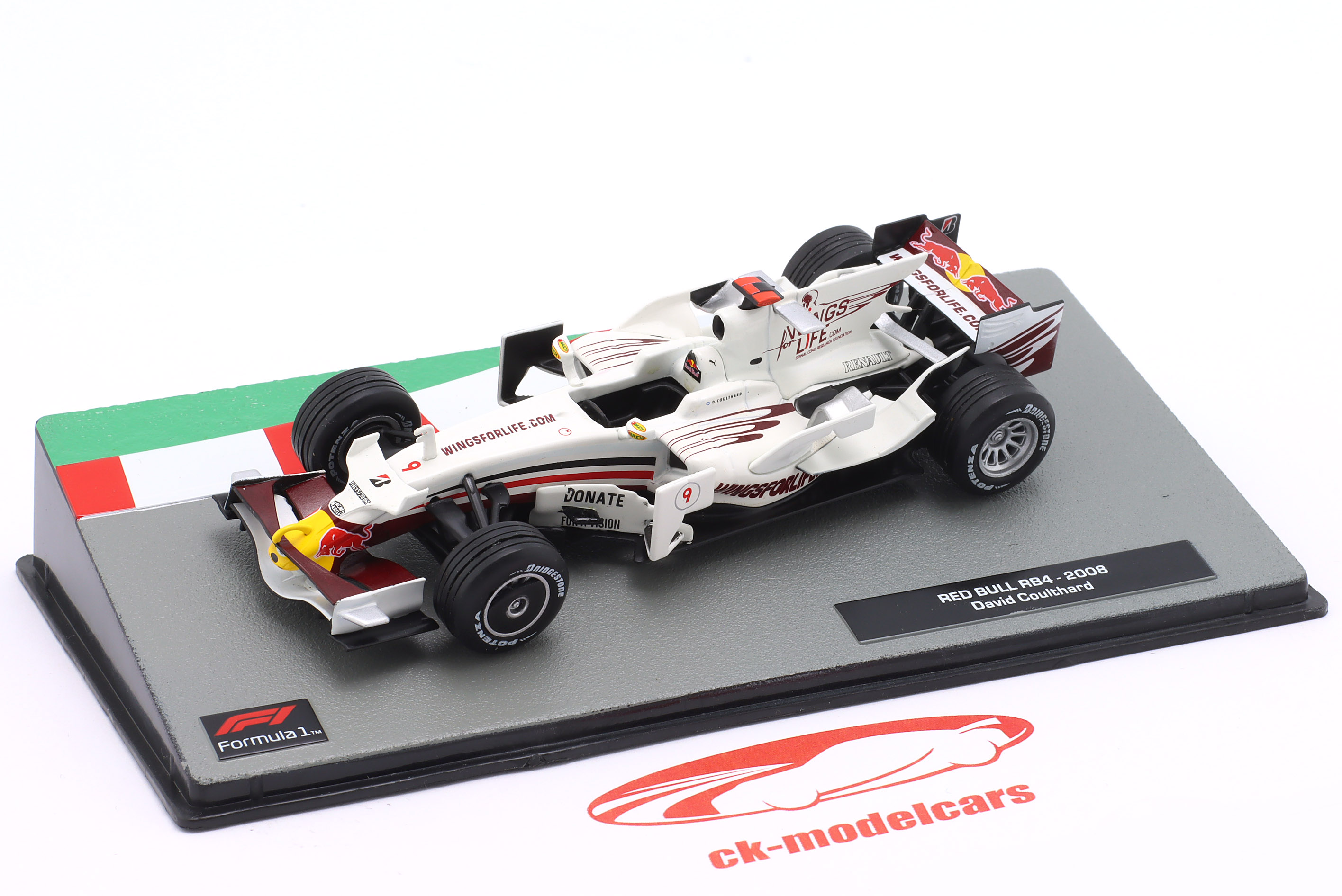 Altaya 1:43 David Coulthard Red Bull RB4 #9 formule 1 2008 CK95611 ...