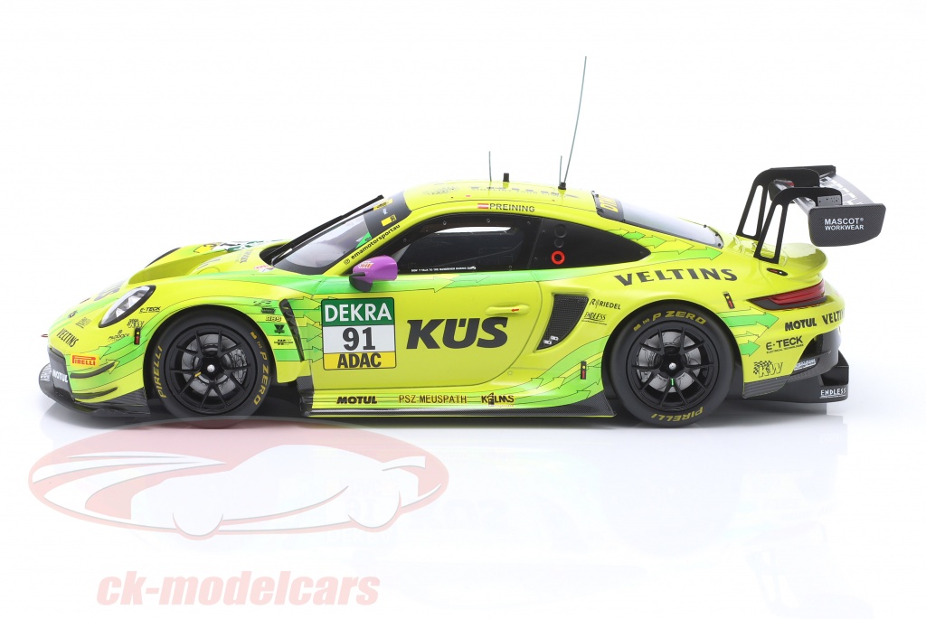 Ixo 1:18 Porsche 911 GT3 R #911 2e 24h Nürburgring 2024 Manthey Grello ...