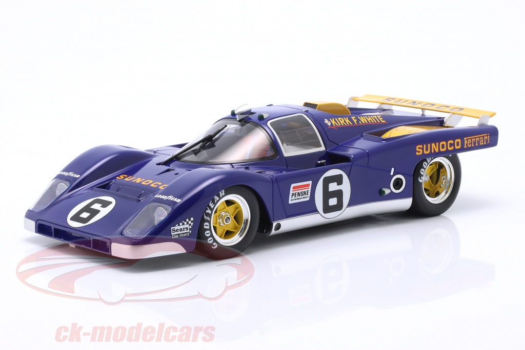 WERK83 1:18 Ferrari 512M Sunoco #6 3位 24h Daytona 1971 Donohue, Hobbs ...