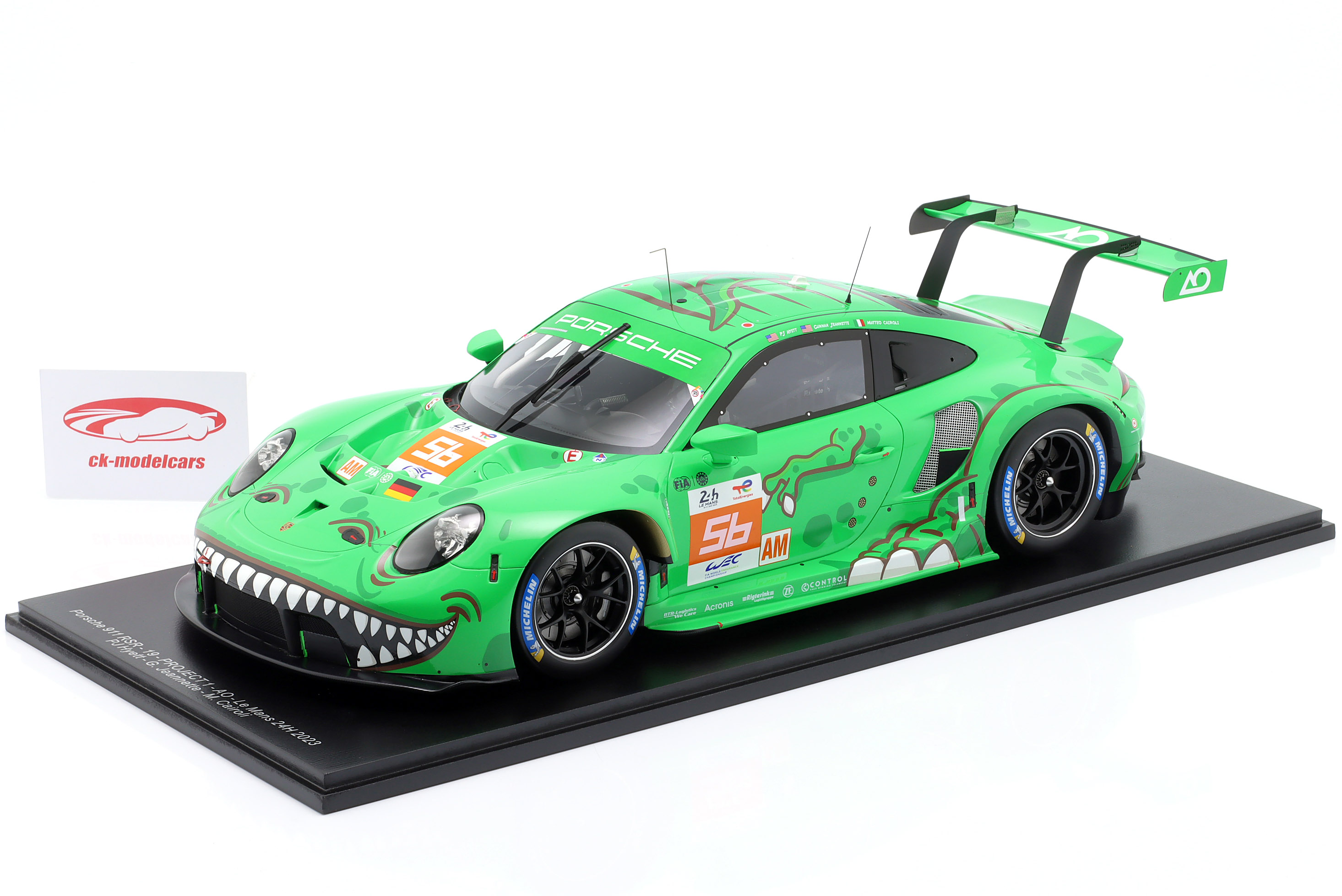 Spark 1:12 Porsche 911 RSR-19 #56 24h LeMans 2023 REXY AO Racing 12S044 ...