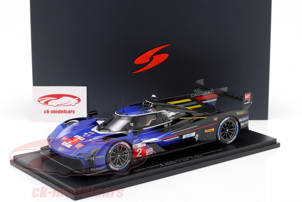 Spark 1:18 Cadillac V-Series.R #2 7th 24h LeMans 2024 Cadillac Racing 18S639 model car 18S639 ...