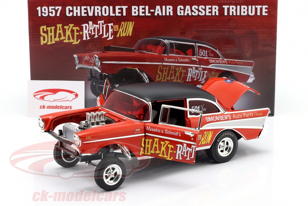 GMP 1:18 Chevrolet Bel Air Gasser "Shake Rattle & Run Tribute" Baujahr ...