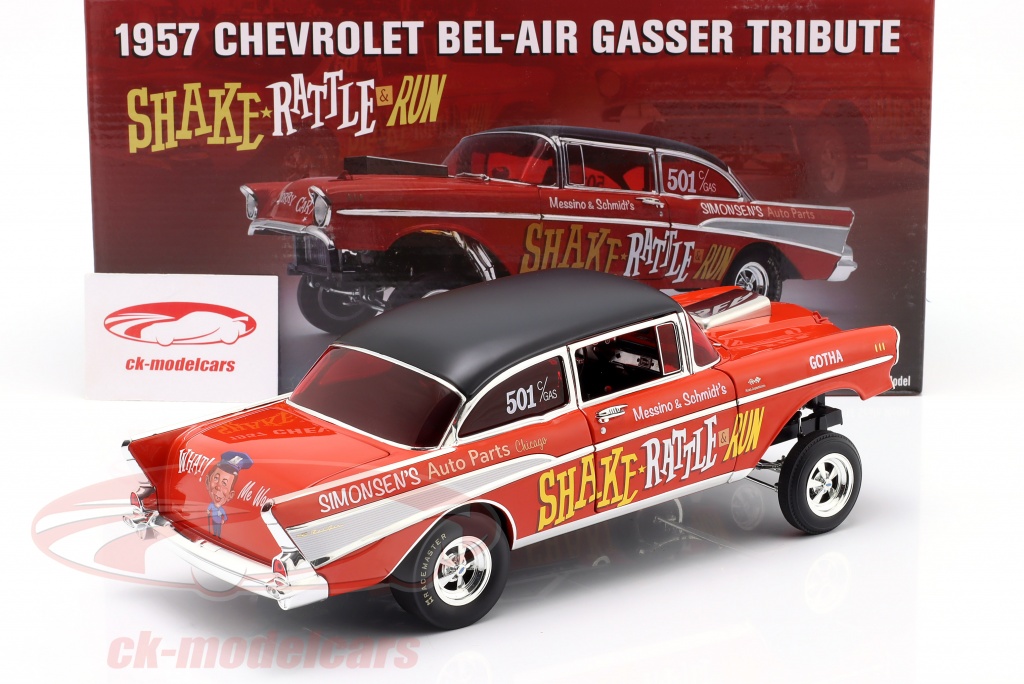 GMP 1:18 Chevrolet Bel Air Gasser "Shake Rattle & Run Tribute" Baujahr ...
