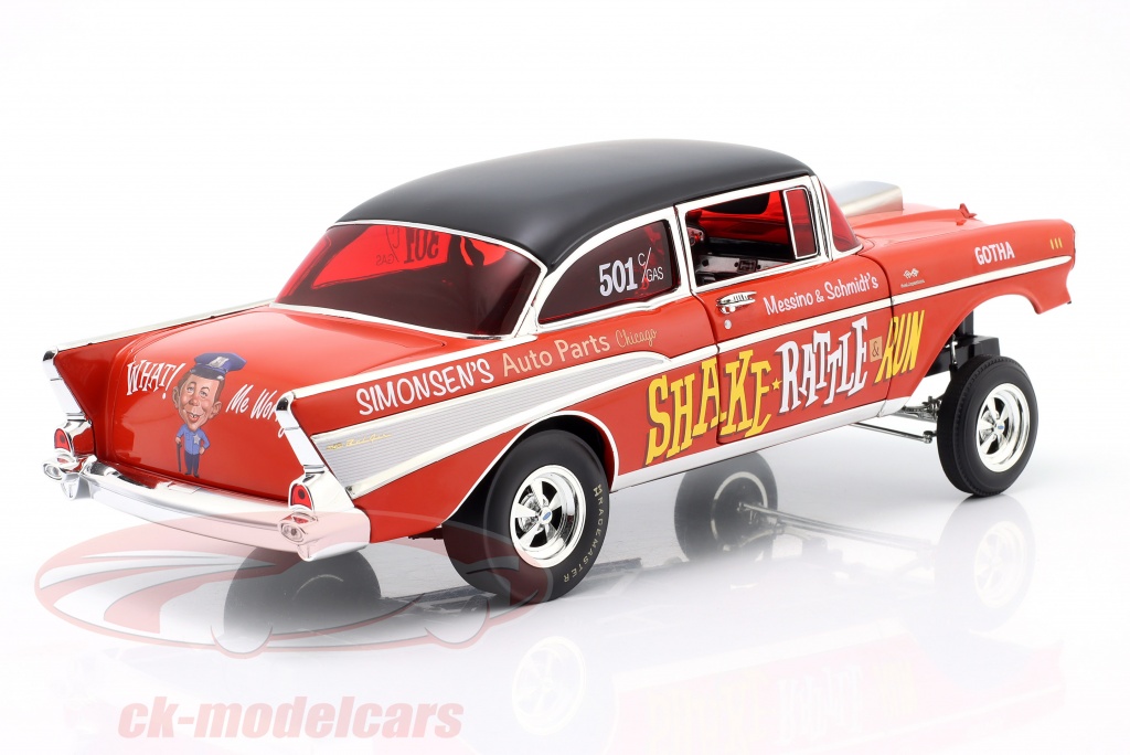 GMP 1:18 Chevrolet Bel Air Gasser "Shake Rattle & Run Tribute" Baujahr ...