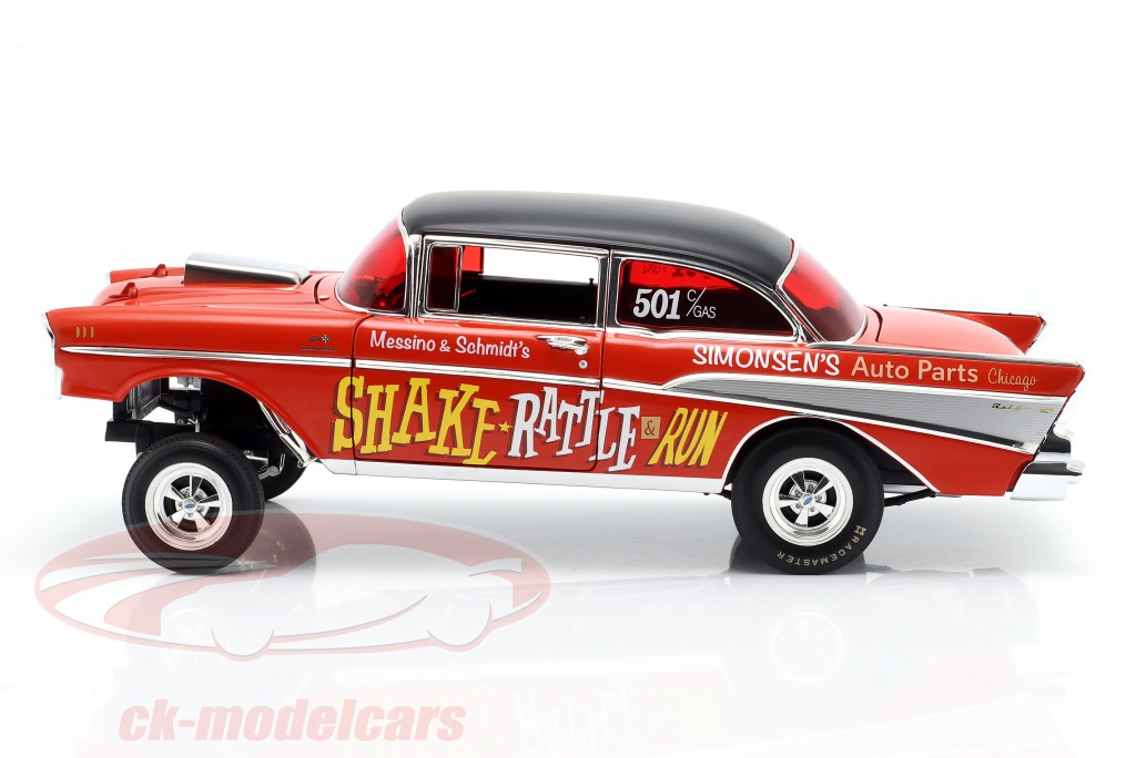 GMP 1:18 Chevrolet Bel Air Gasser "Shake Rattle & Run Tribute" Baujahr ...