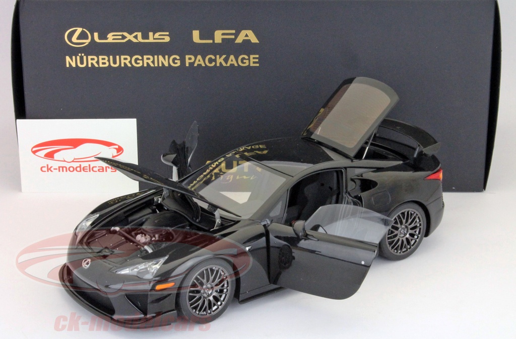 AUTOart 1:18 Lexus LFA Nürburgring 2011 black 78838 model car 78838 ...