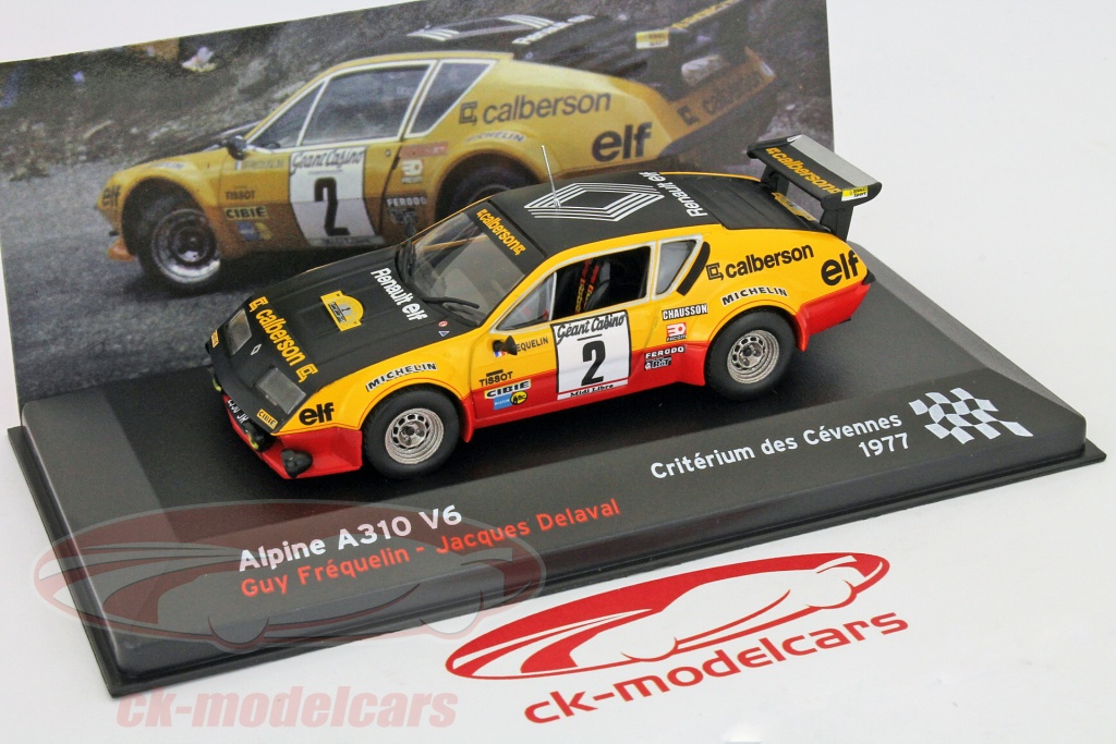 Ixo 1:43 Alpine A310 V6 Critérium des Cévennes 1977 Fréquelin / Delaval ...