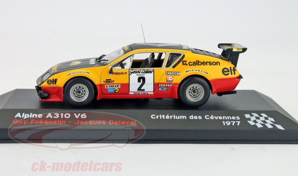 Ixo 1:43 Alpine A310 V6 Critérium des Cévennes 1977 Fréquelin / Delaval ...