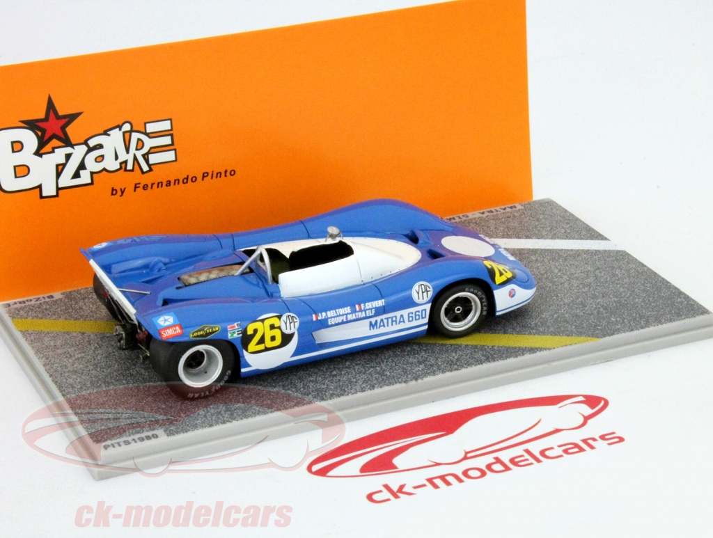 Spark 1:43 Matra-Simca MS660 #26 1000km Argentina 1971 Beltoise, Cevert ...