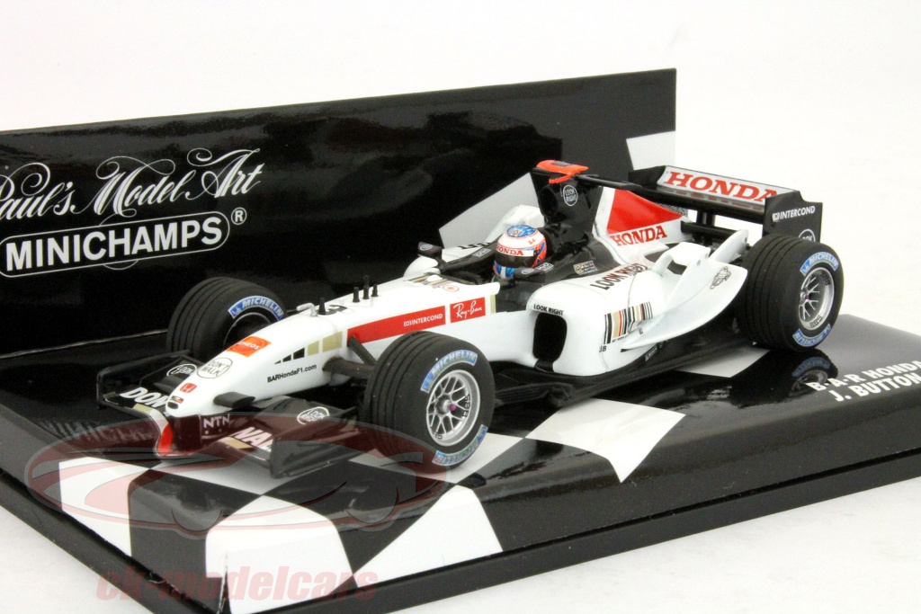 Minichamps 1:43 J. Button B.A.R. Honda 007 Formel 1 2005 400050003 Modellauto 400050003 ...
