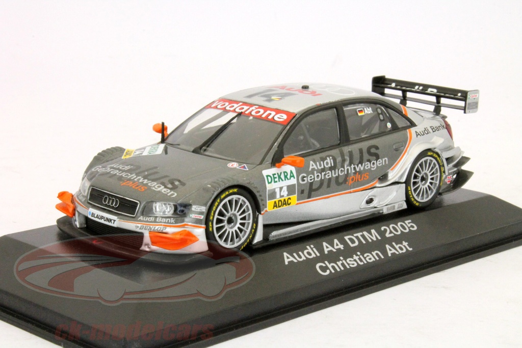 Minichamps 1:43 Christian Abt Audi A4 DTM 2005 #14 car plus 502.05.005 ...