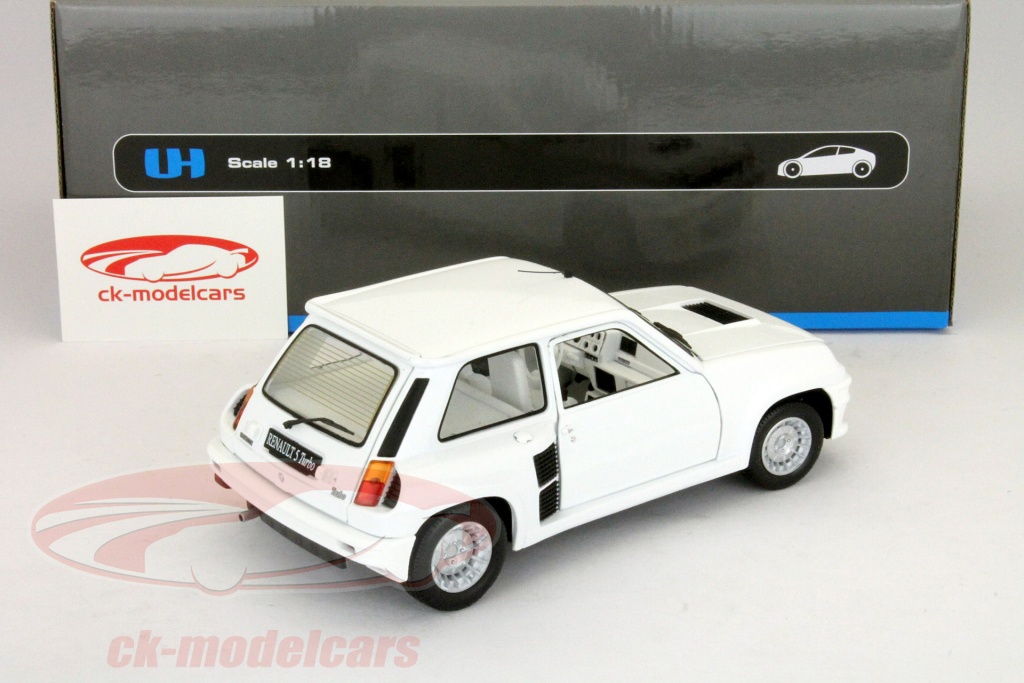 Universal Hobbies 1:18 Renault 5 Turbo uno de un tipo blanco UH 4547 ...