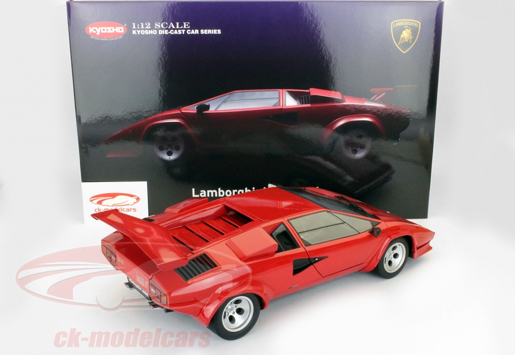 Kyosho 1:12 Lamborghini Countach LP5000S rot 08612R Modellauto 08612R ...